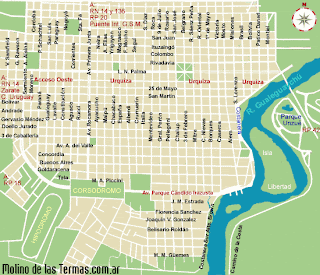 De Gualeguaychù a Balcarce: Mapa de Guleguychú